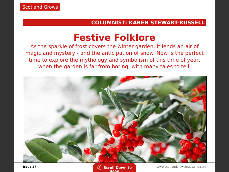 Issue 27Festive Folklore