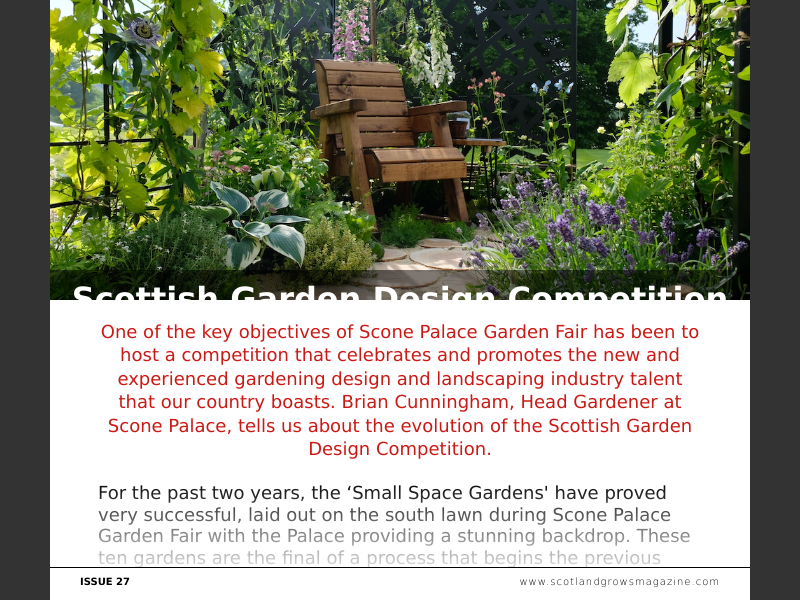 Issue 27Scottish Garden Design Competition