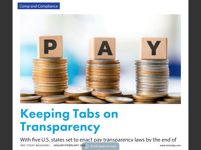 January February 2025Comp and Compliance: Keeping Tabs on Transparency