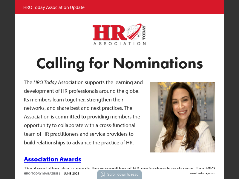 June 2023HRO Today Association Update