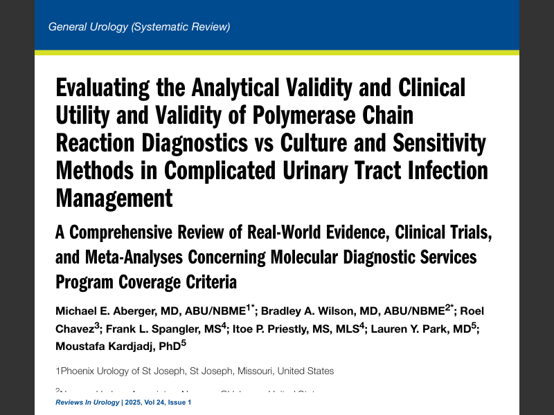 Reviews in Urology Volume 24, Issue 1 2025General Urology (Systematic ...