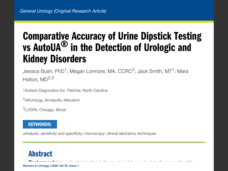 Reviews in Urology Volume 25, Issue 1 2026General Urology (Original ...