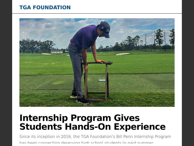 August 2024Internship Program Gives Students Hands-On Experience