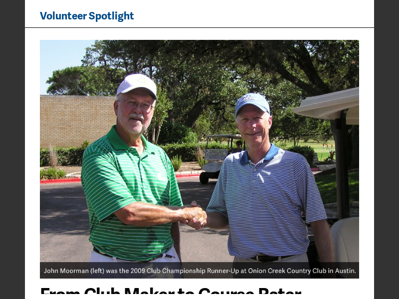 February 2021Volunteer Spotlight: John Moorman