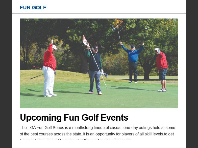 February 2024Upcoming Fun Golf Events