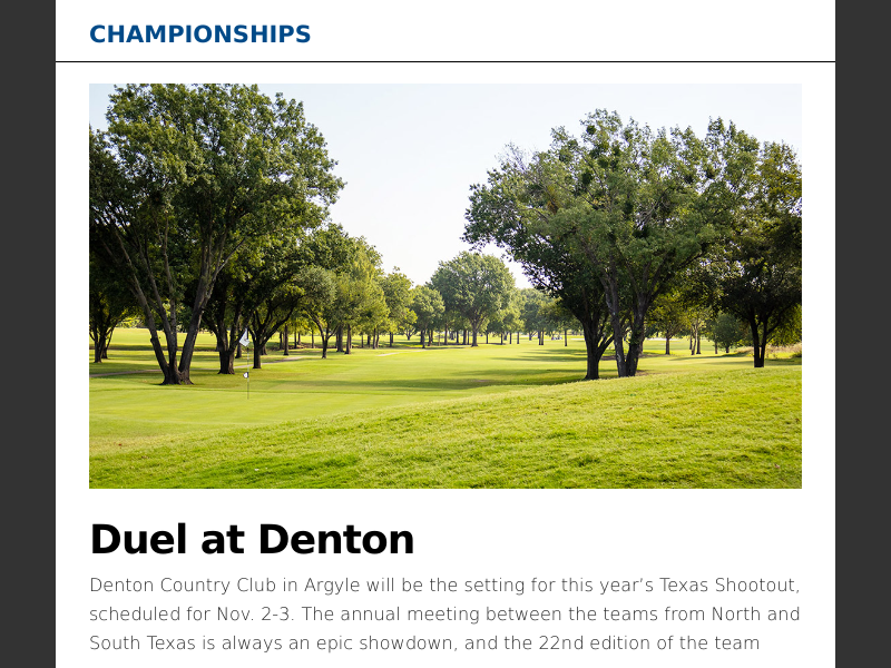 October 2024Duel at Denton