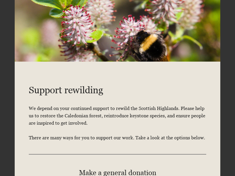 Caledonia Wild Spring/Summer 2022Support rewilding
