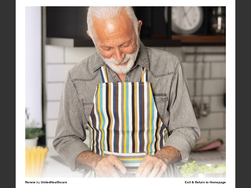 Renew - Winter 2021Cooking for One