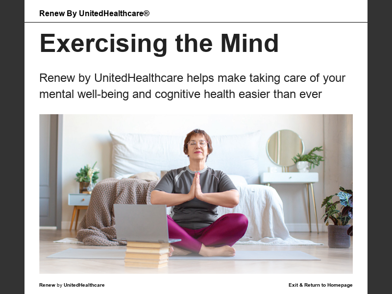 Renew - Winter 2022Renew by UnitedHealthcare®