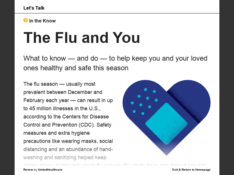 Renew - Fall 2021The Flu and You
