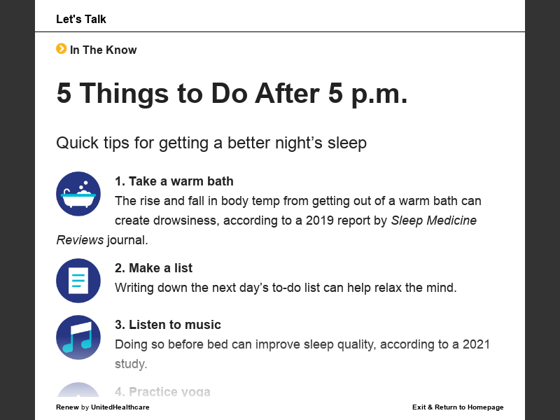 Renew - Winter 20225 Things to Do After 5 p.m.