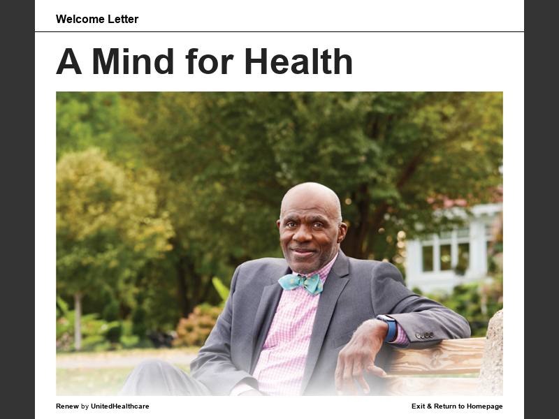 Renew - Winter 2022A Mind for Health