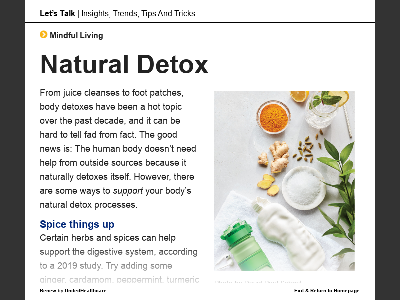 Renew - Winter 2022Natural Detox