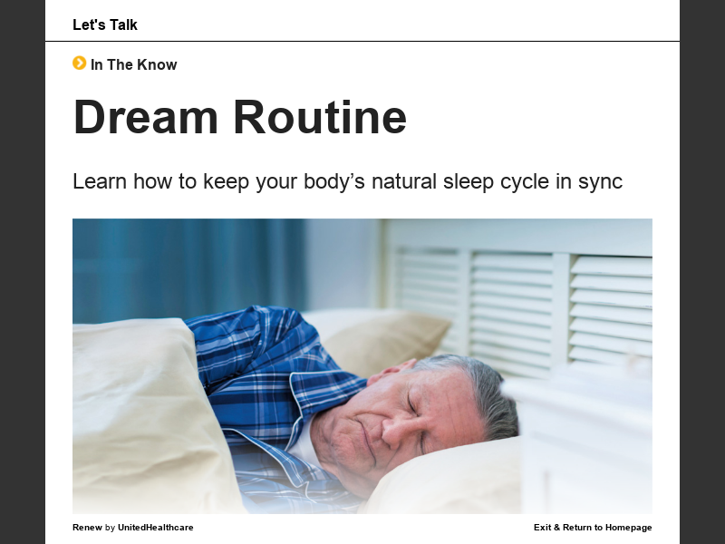 Renew - Winter 2022Dream Routine