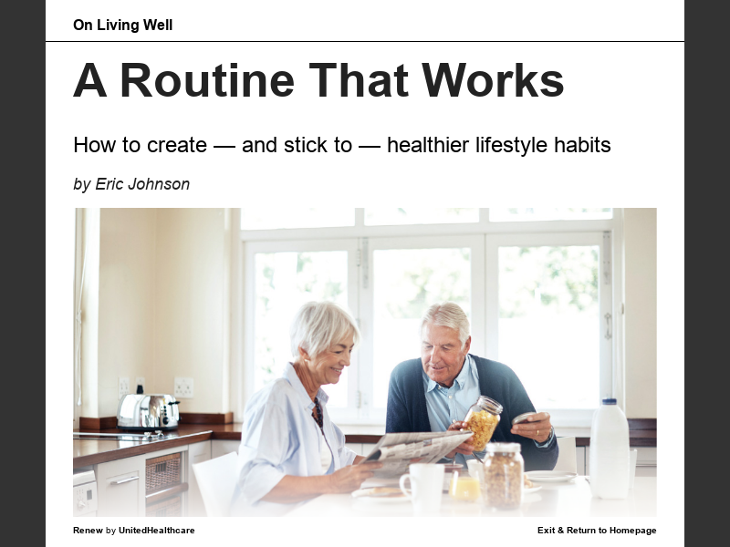 Renew - Winter 2022A Routine That Works