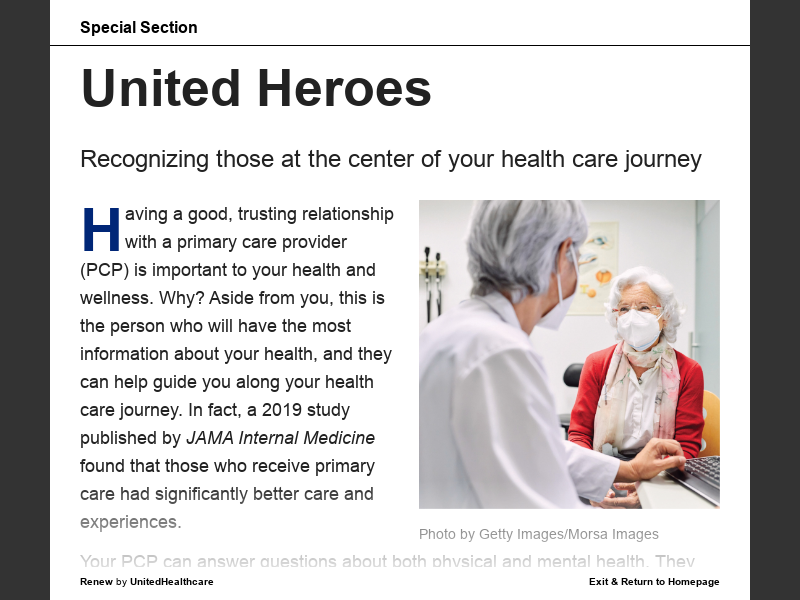 Renew - Winter 2022United Heroes