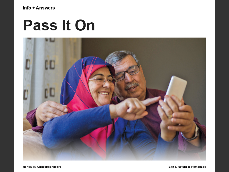 Renew - Winter 2022Pass It On