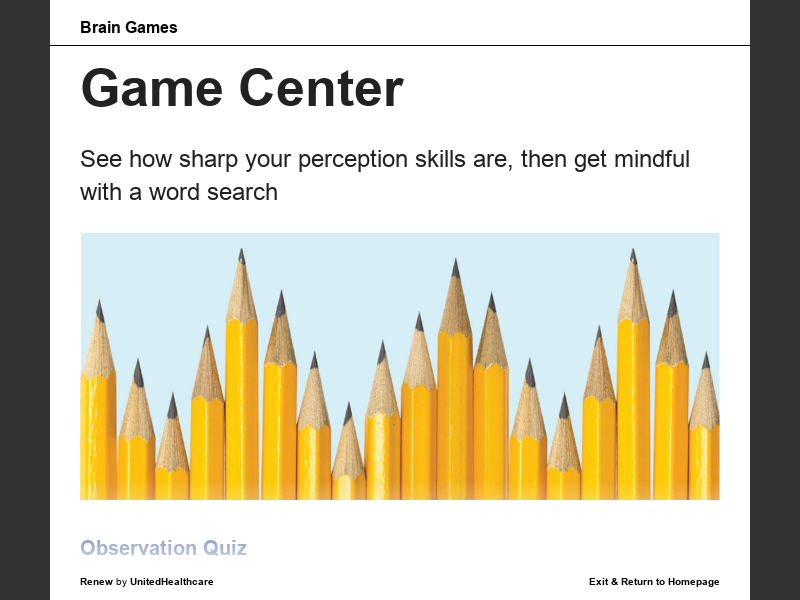 Renew - Winter 2022Game Center