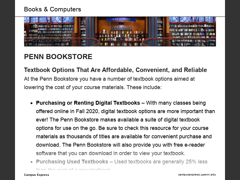 Campus Express 2020Cover