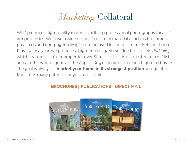 WFP Company OverviewWFP Company Overview