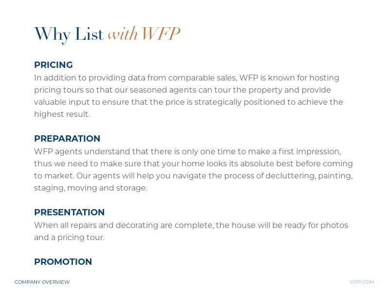 WFP Company OverviewWFP Company Overview