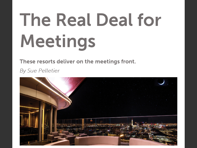 Jan-Feb 2023The Real Deal for Meetings
