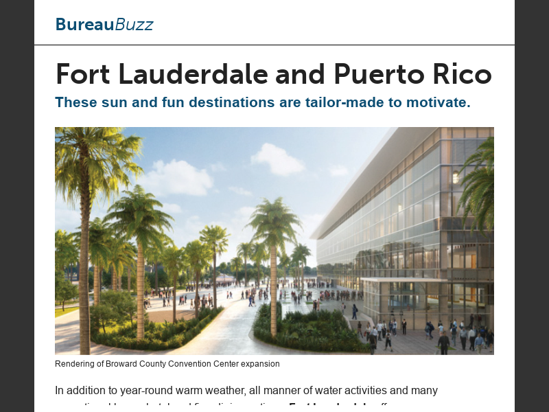 Mar-Apr 2023Bureau Buzz - Fort Lauderdale and Puerto Rico