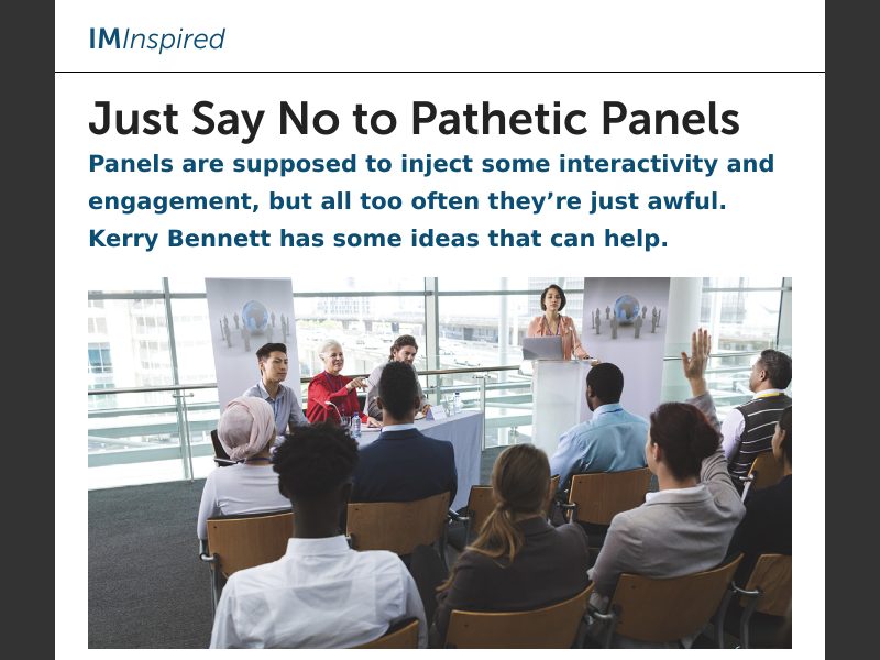 Sep-Oct 2024IM Inspired - Just Say No to Pathetic Panels